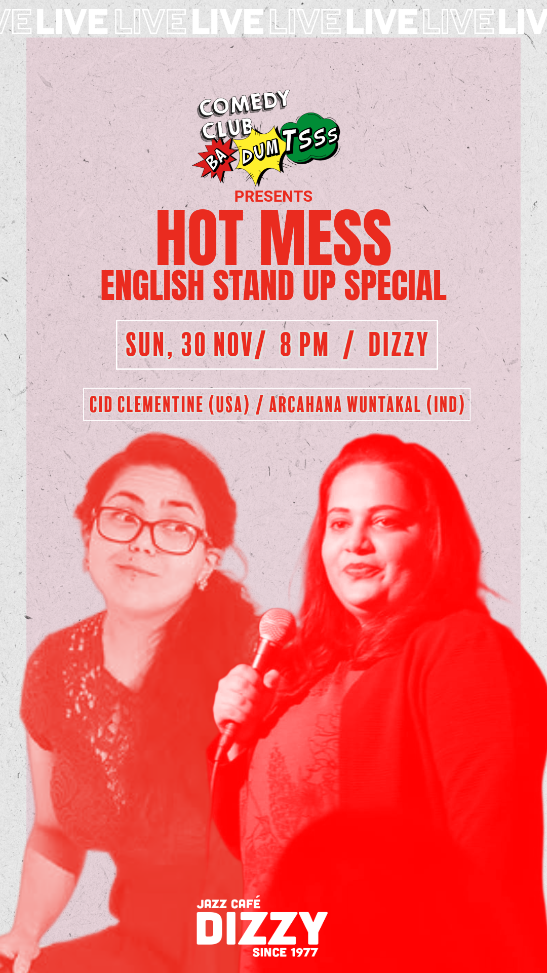 Comedy Club BA-DUM-TSSS – English Stand-up Comedy Special HOT MESS ...